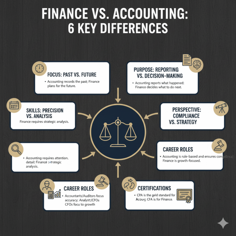 Finance vs. Accounting: Key Differences & Career Paths